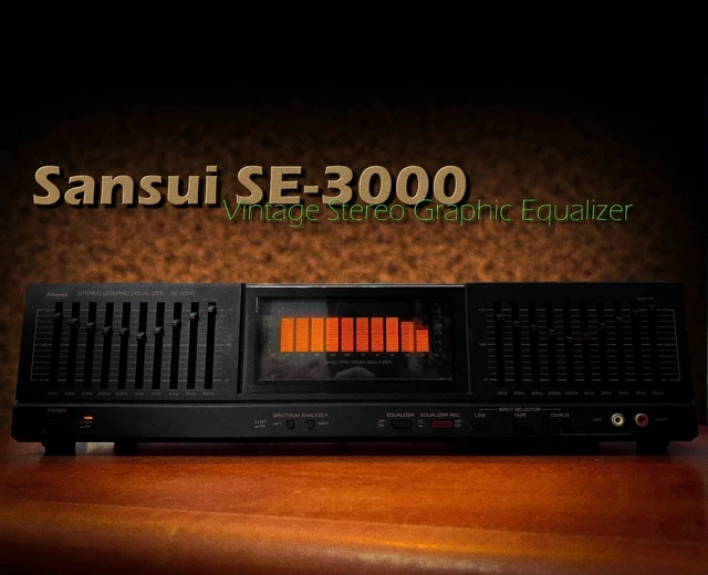 SANSUI SE-3000 🌈RARE🌈 Vintage Stereo Graphic Equalizer £899.00 ...