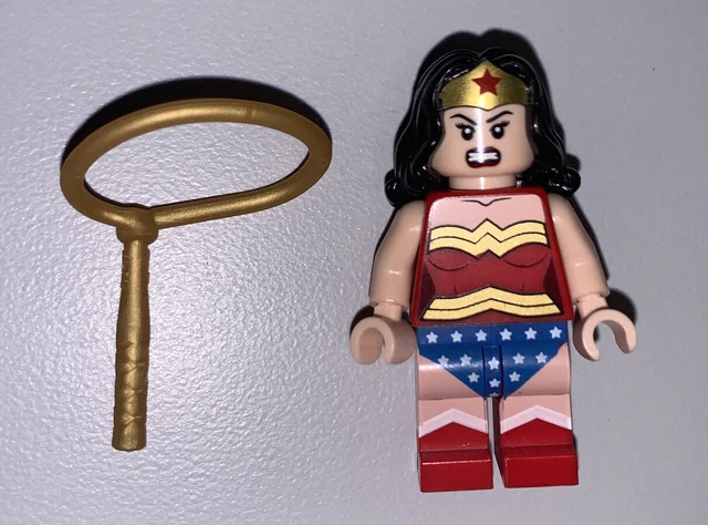 LEGO MINIFIGURE WONDER Woman with Lasso Super Hero DC Comics sh004 ...