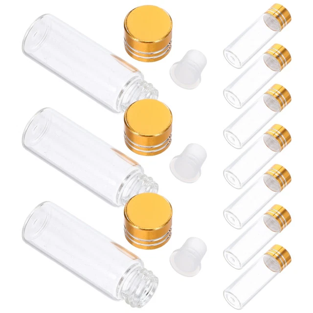 24 PCS PERFUME Sample Bottle Fragrance Vial Empty Clear Glass Bottles ...
