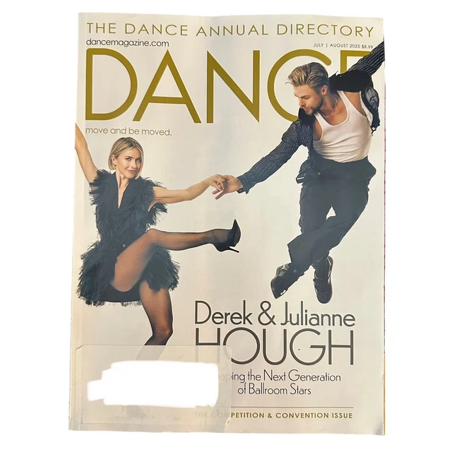 DANCE MAGAZINE JULY August 2025 Derek & Julianne Hough Next Gen ...