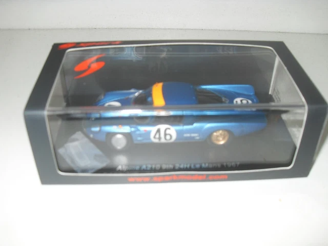 RENAULT ALPINE A210 9th 24h le mans 1967 spark 1/43 EUR 65,99 - PicClick FR