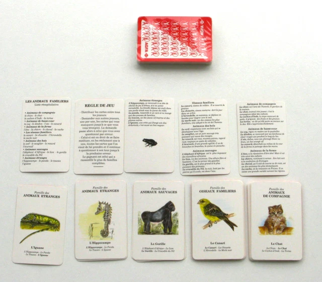 ANCIEN JEU DE cartes 7 Familles -Jeu collector publicitaire AGFA ...
