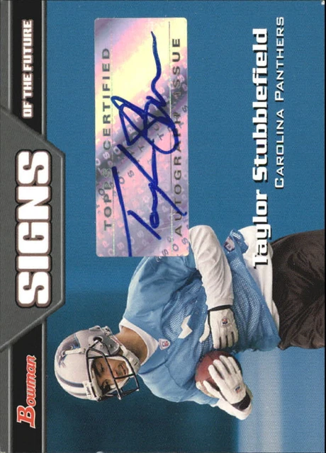 Carte Autographe 2005 Bowman Signs Of The Future Sfts Taylor