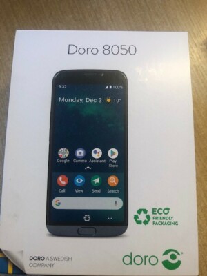 DORO 8050 MOBILE Phone Model DSB - 0230 Black - Brand New in Sealed Box ...