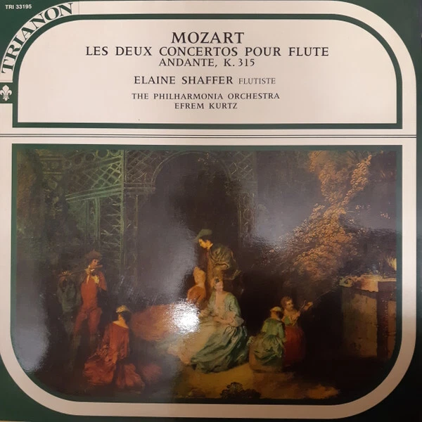 WOLFGANG AMADEUS MOZART, Elaine Shaffer, Orchestre Philharmonique ...