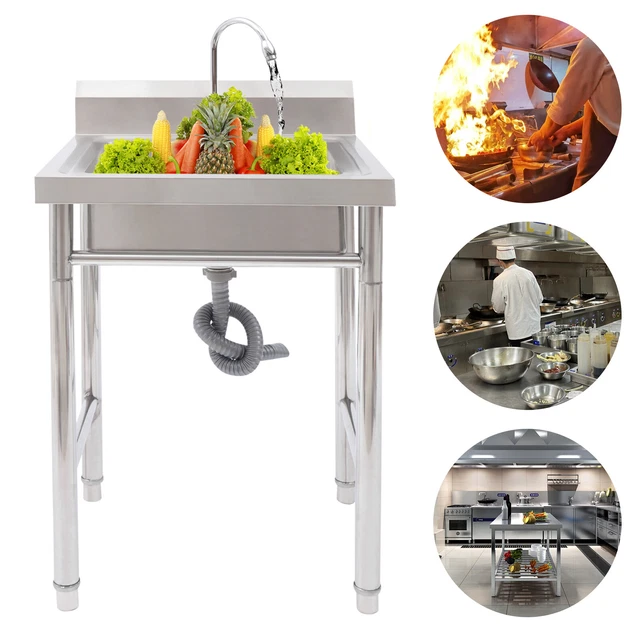 LAVABO CUCINA IN acciaio inox lavandino da esterno lavandino lavello ...