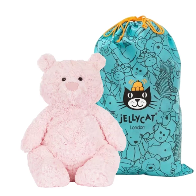 JELLY CAT LEOLA Bear -Limited Edition Pink -Rare NWT Collectible ...