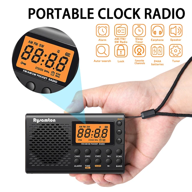 PORTABLE FM/AM/SW MULTIBAND Radio Receiver Digital Speaker Player W ...