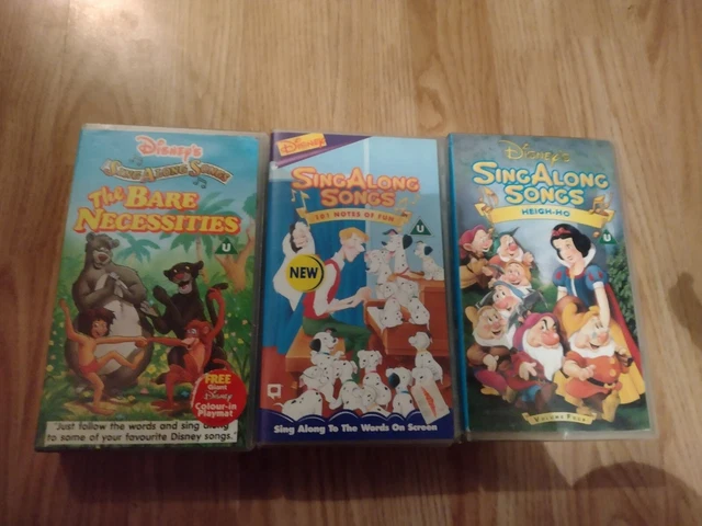 DISNEY SING ALONG Songs Vhs EUR 28,61 - PicClick FR