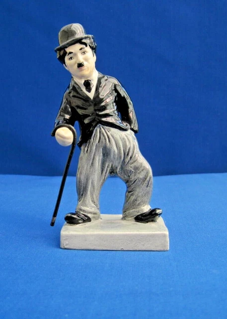 CHARLIE CHAPLIN FIGURE Limited Edition with original ceramic walking ...
