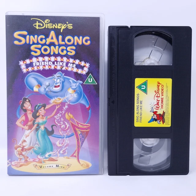 DISNEY SING ALONG Songs Friend Like Me VHS $8.51 - PicClick AU