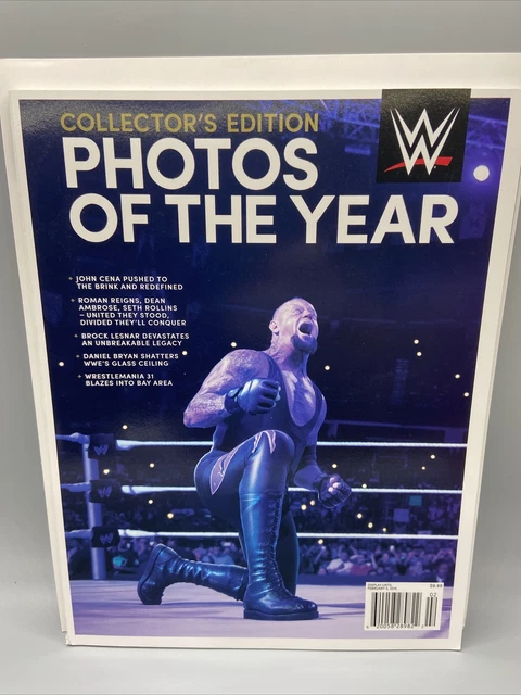 WWE MAGAZINE COLLECTORS Edition Photos Of The Year Undertaker 2014-2015 ...
