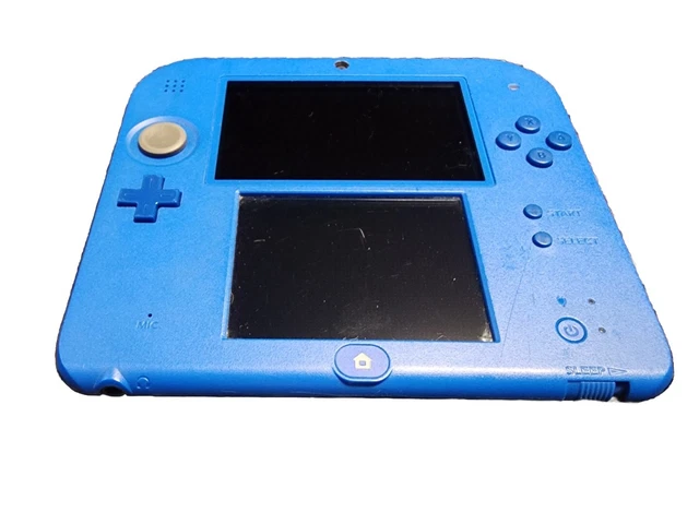 NINTENDO 2DS BLUE and Black Handheld Console - Black/Blue - Tested ...