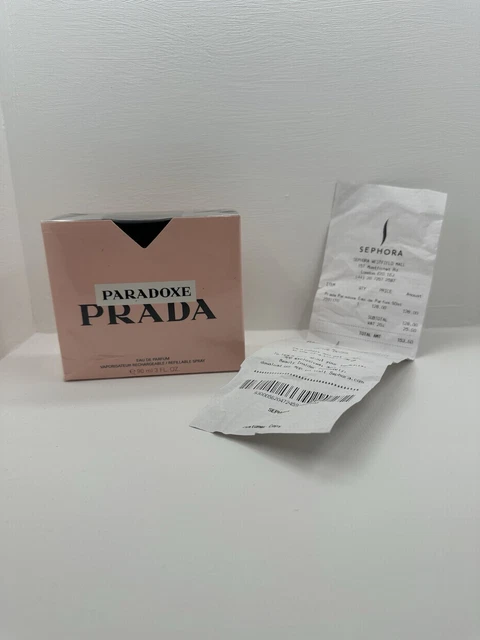 PRADA PARADOXE EAU de Parfum (sealed) 90ml With Double Sided Sephora ...