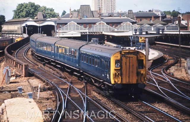 ORIGINAL 35MM ELECTRIC Railway Slide 4COR 3128 @ Portsmouth and ...