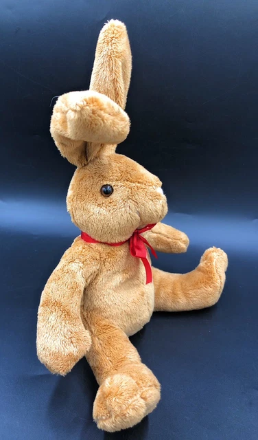 METRO BROWN BUNNY Rabbit Plush Soft Cuddly Hug Toy Comforter 10” High ...