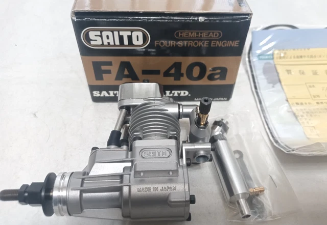MOTEUR SAITO FA-40A quatre temps moteur hemi-head haute puissance série ...