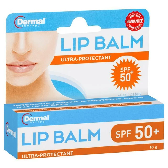 DERMAL THERAPY LIP Balm SPF 50+ Hydrate the Lips Sun Protection EUR 5 ...