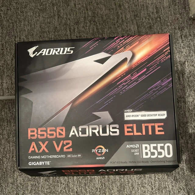 GIGABYTE AMD B550 AORUS ELITE AX V2 ATX Gaming Motherboard £130.72 ...