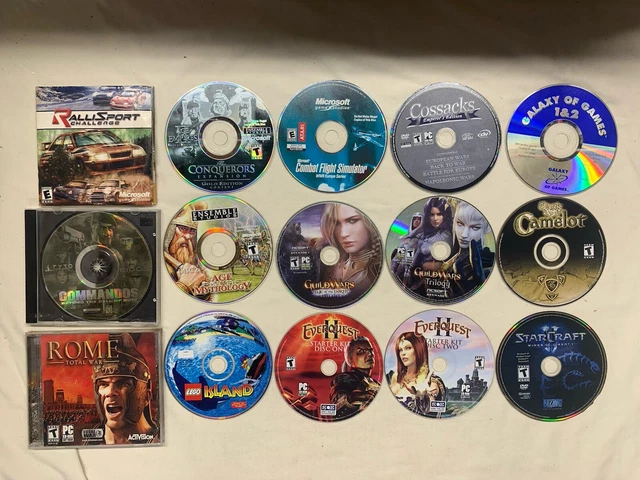 LOT OF 15 PC CD ROM Computer Video Games, Various Assortment $19.99 ...
