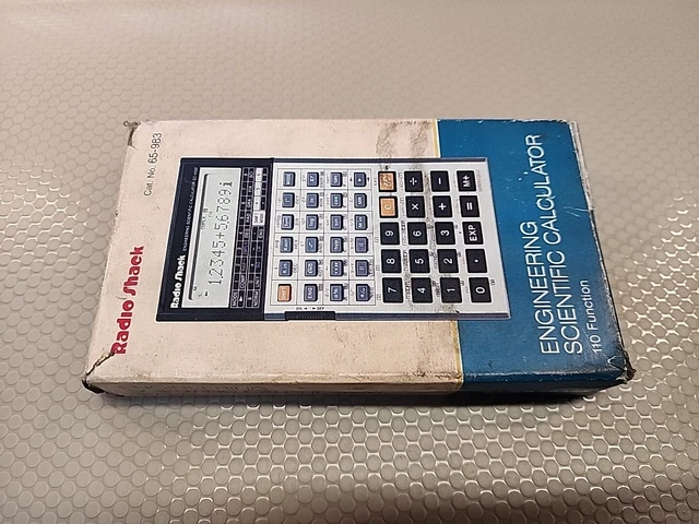 VINTAGE RADIO SHACK Scientific Calculator EC-4035 With Case Needs ...