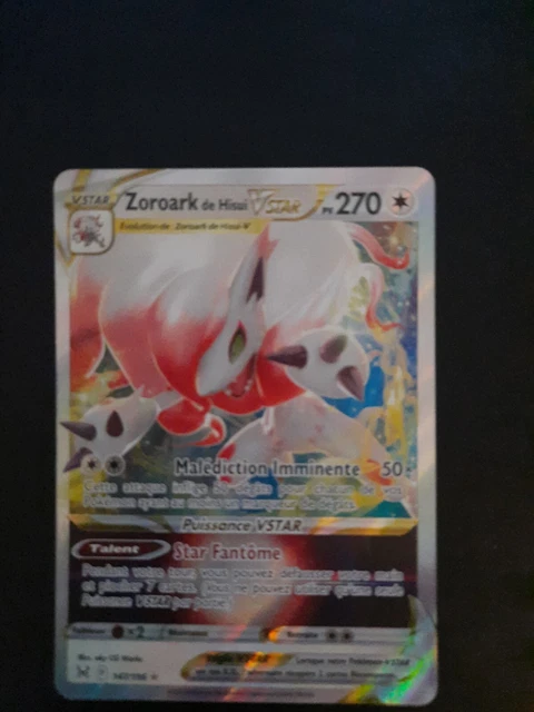 CARTE POKÉMON ZOROARK DE HISUI VSTAR EB11 ORIGINE PERDUE 147/196 FR NEUF EUR 5,00 - PicClick FR