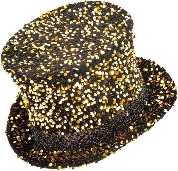 SEQUIN TOP HAT Fancy Dress Costume Accessory £22.15 - PicClick UK