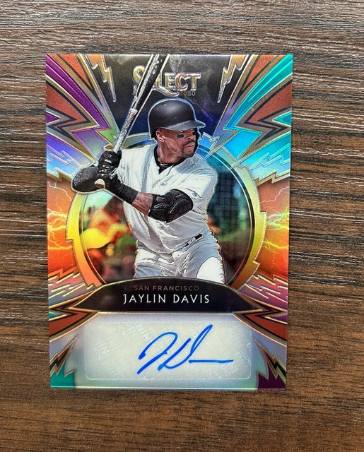2020 SELECT SPARKS Signatures Tri-Color Prizm /49 Jaylin Davis recrue ...