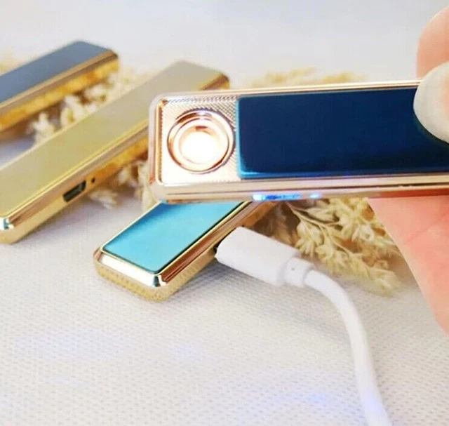 NEW WINDPROOF USB Arc Lighter, Giger Lighter, Slim Profile Coil Lighter ...