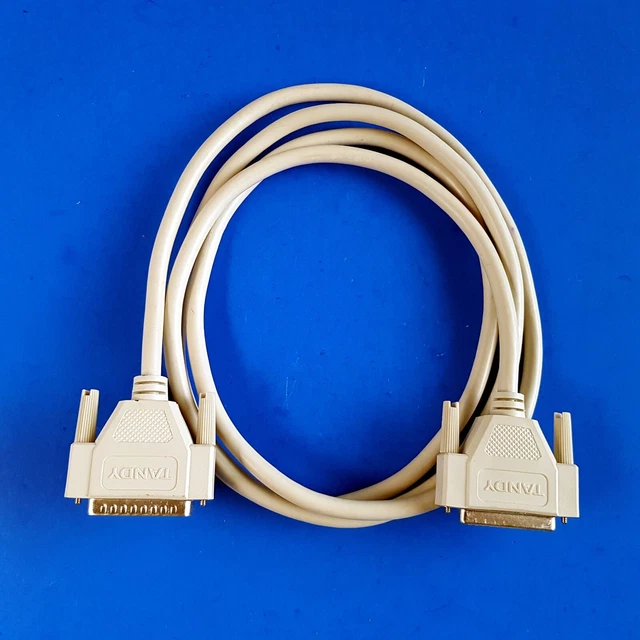 6-FT 25-PIN RS-232 DB25 Serial Cable Male to Female 6' Extension Ships ...