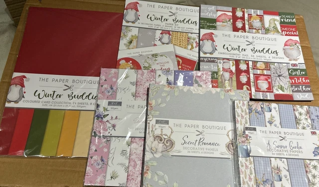 THE PAPER BOUTIQUE Paper Pads Bundle x6 £20.00 - PicClick UK