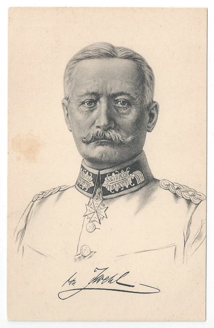 WW1 GERMAN OFFICER General der Infanterie HANS VON ZWEHL PC £10.00 ...