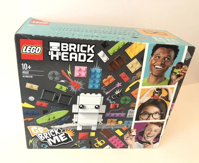 LEGO BRICKHEADZ: GO Brick Me 41597 💯% Complete Box/Instruct/stickers ...