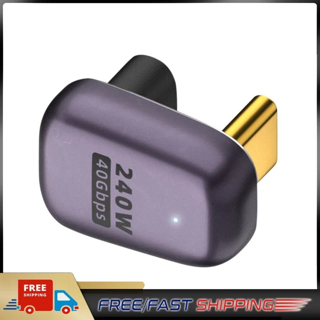PORTABLE TYPE-C ADAPTER PD 240W Charging USB 4.0 Type C Connector ...