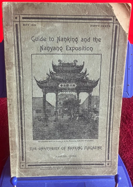 GUIDE TO NANKING/ Exposition Mai 1910 EUR 110,00 - PicClick FR