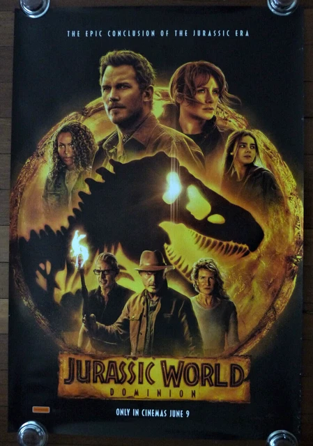 JURASSIC WORLD DOMINION Original 2022 Australian Advance One Sheet ...