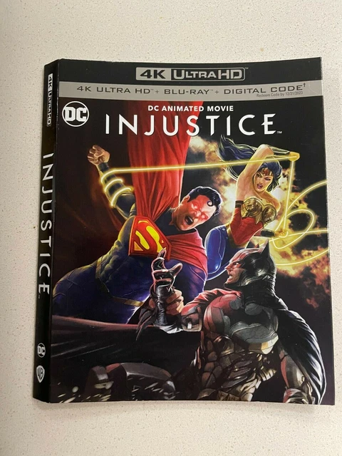 DC INJUSTICE 4K - Blu Ray Sized - Slip Cover Only No Disc $3.64 ...