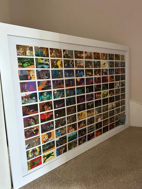 TOY STORY 1995 Disney Pixar photo frame, complete sticker collection £ ...