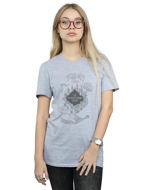 HARRY POTTER FEMME The Marauder's Map Petit Ami Fit T-Shirt EUR 28,79 ...