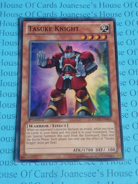 TASUKE KNIGHT GAOV-EN004 super seltene Yu-Gi-Oh Karte 1. Auflage Neu EUR 1,16 - PicClick DE
