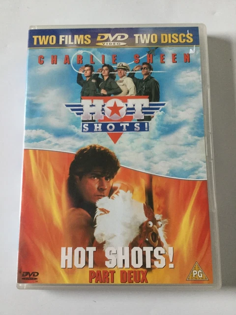 HOT SHOTS!/HOT SHOTS! Part Deux Dvd £3.00 - PicClick UK