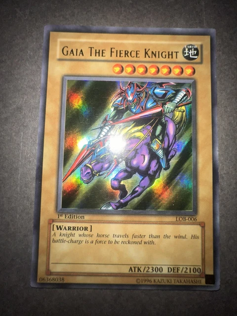 YUGIOH GAIA FIERCE KNIGHT LOB-006 1ère édition LP - WAVY Ultra Rare EUR 0,91 - PicClick FR