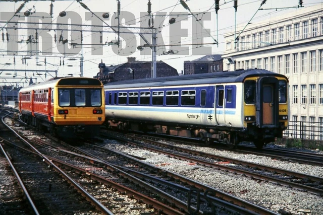 35MM SLIDE BR British Rail DMU Class 156 156428 Manchester 1989 Orig £4 ...