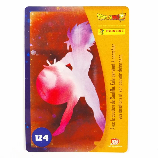 CARTE DRAGON BALL Super Trading Cards N°124 Kale Univers 6 Panini Fr ...