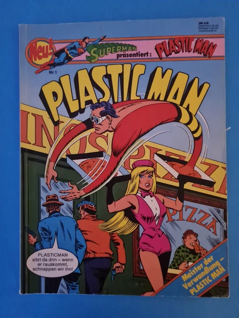 SUPERMAN PRÄSENTIERT - Plastic Man Band 1 (ehapa Comics 1981) Zustand 1 ...