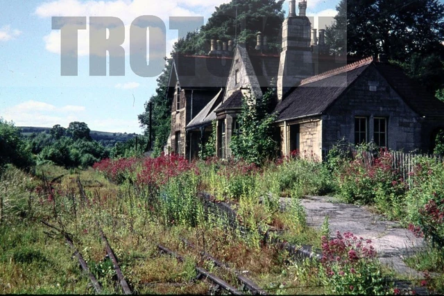35MM SLIDE BR British Railways Scene View Nailsworth Station 1961 ...