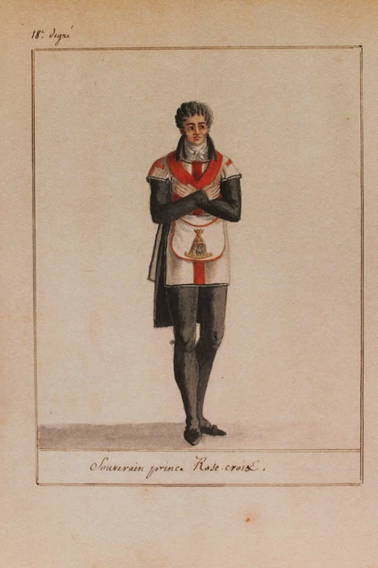 PRINCE ROSE-CROIX 18ÈME degré - RITUEL 33 de L’ECOSSISME [1800-copy ...