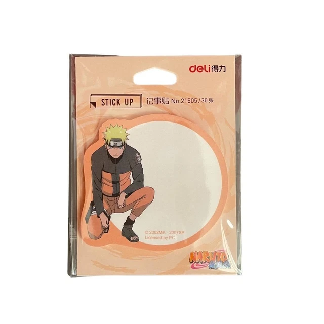 NARUTO SHIPPUDEN ANIME Sticky Notes - Naruto, Kakashi, Sasuke $10.21 ...