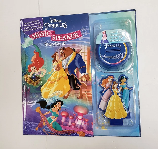 DISNEY PRINCESS MUSIC Player Storybook w/15 Tunes Hardcover Book £15.70 ...
