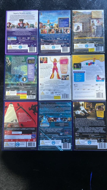 DISNEY DVD BUNDLE x 9 ( Region 2 ) disney/walt disney PG Rated kids ...